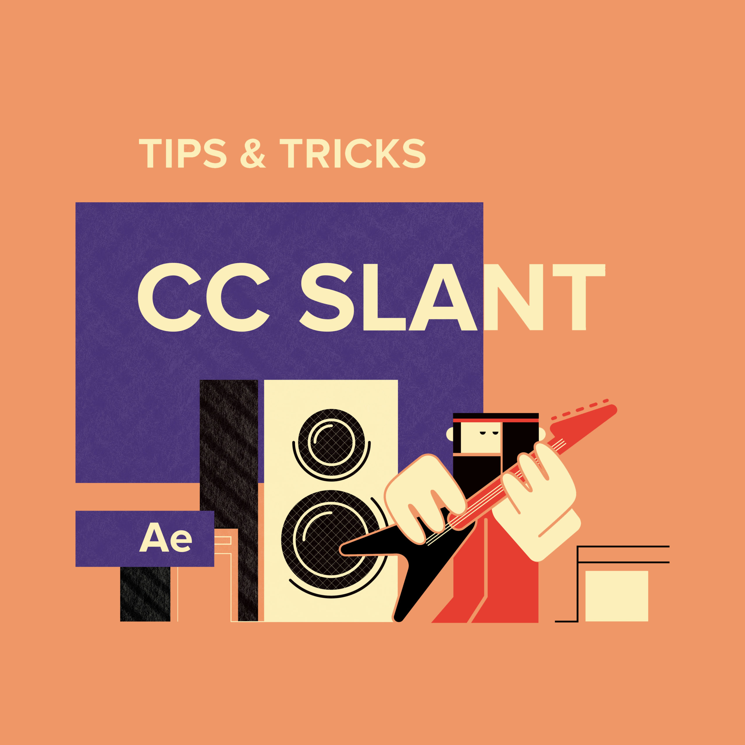 CC Slant Effect in After Effects - Motion Design School